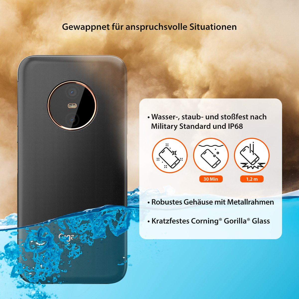 Gigaset GX6 PRO: Das robuste 5G-Smartphone