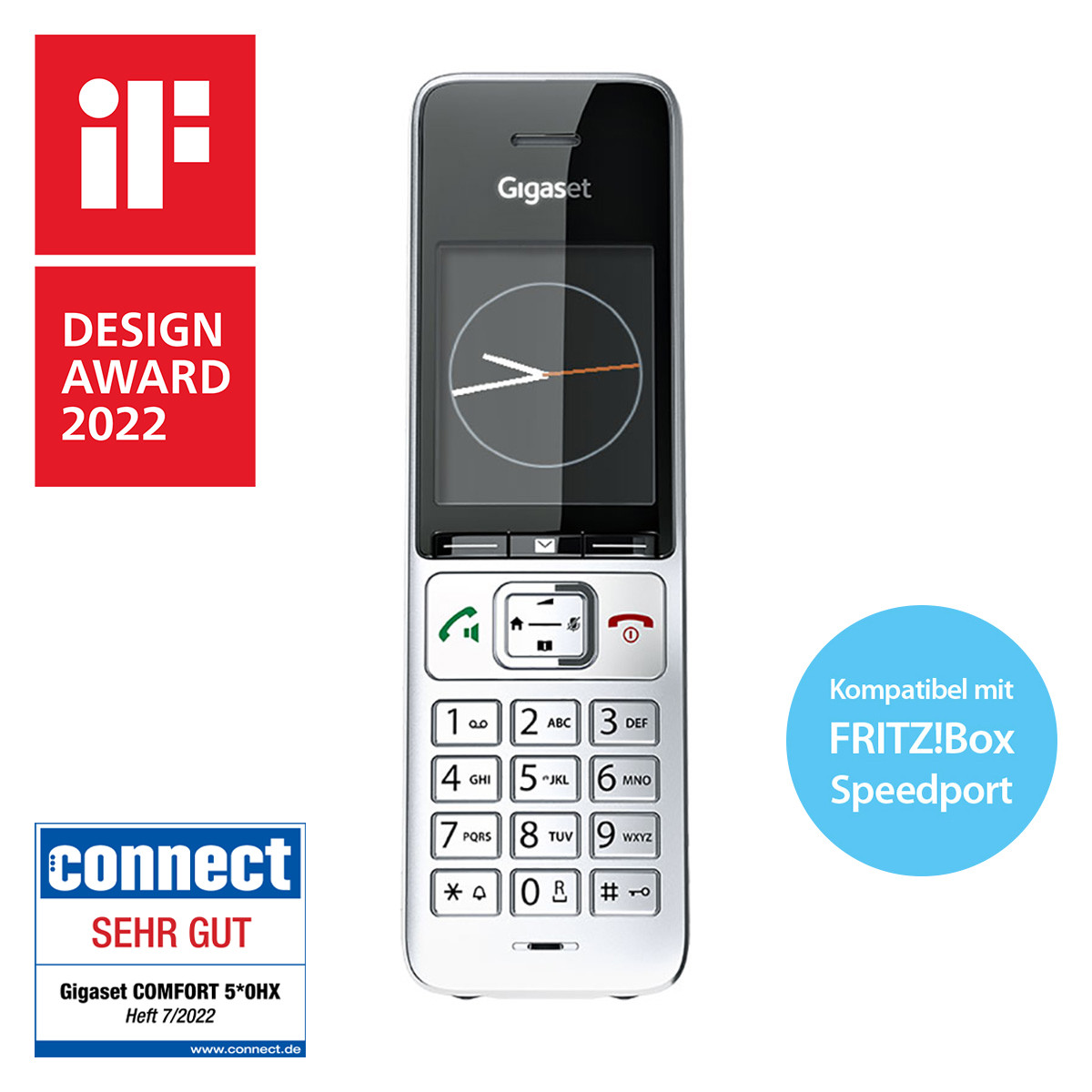 Gigaset COMFORT 500HX | VoIP Telefon / Mobilteil - schnurlos