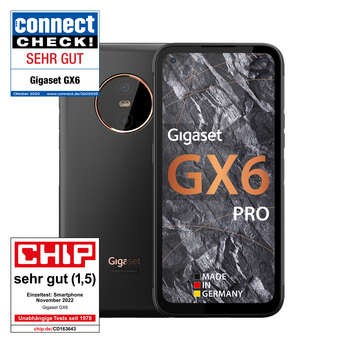 Gigaset GX6 PRO: Das robuste 5G-Smartphone