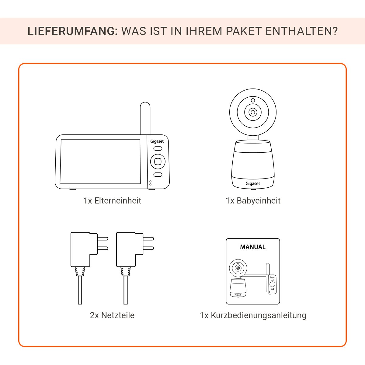 Gigaset BABY 700 Connected | WLAN Babyphone mit App
